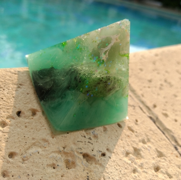 Office | Green Stone Pyramid | Poshmark